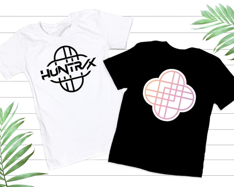K-pop Huntrix Logo Pack Inspired by Demon Hunters Cosplay Logos, Saja ...