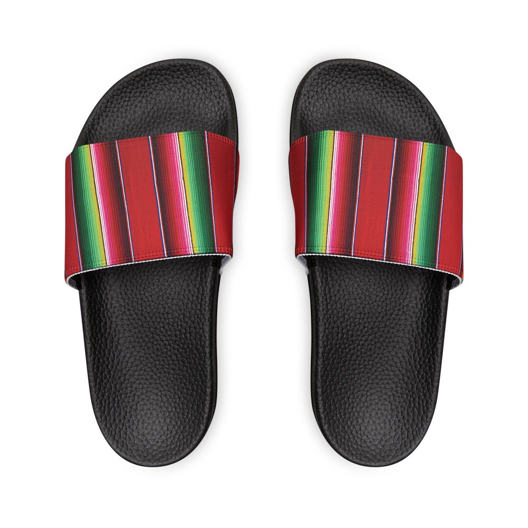Mexican Sarape Stripe Sandals - Etsy