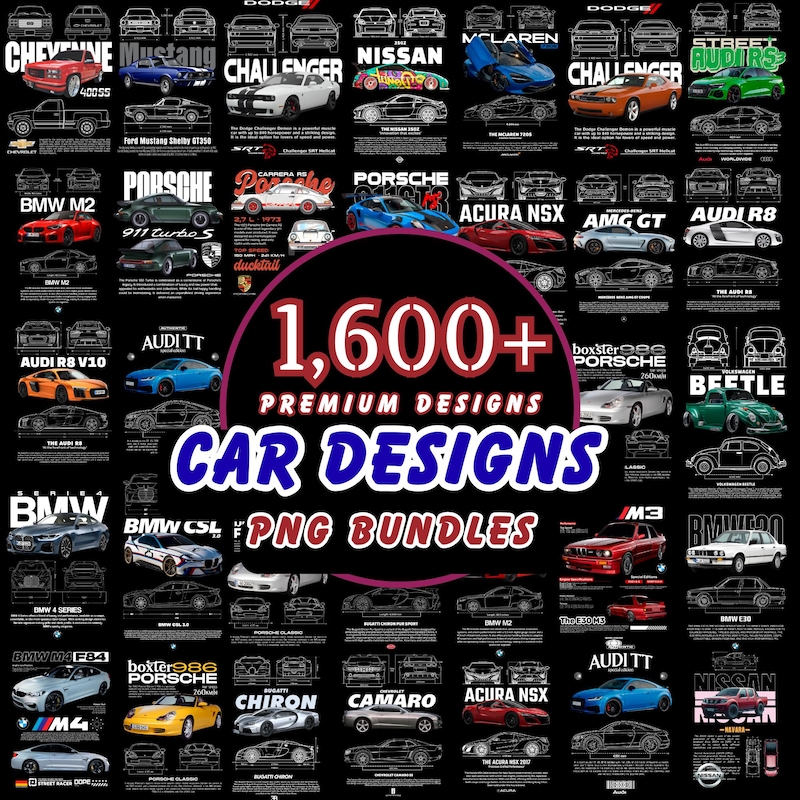 Vintage Car Vectors - Etsy
