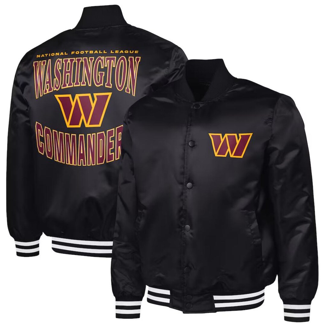 Washington Commanders 2025 Bomber Satin Jacket - Etsy