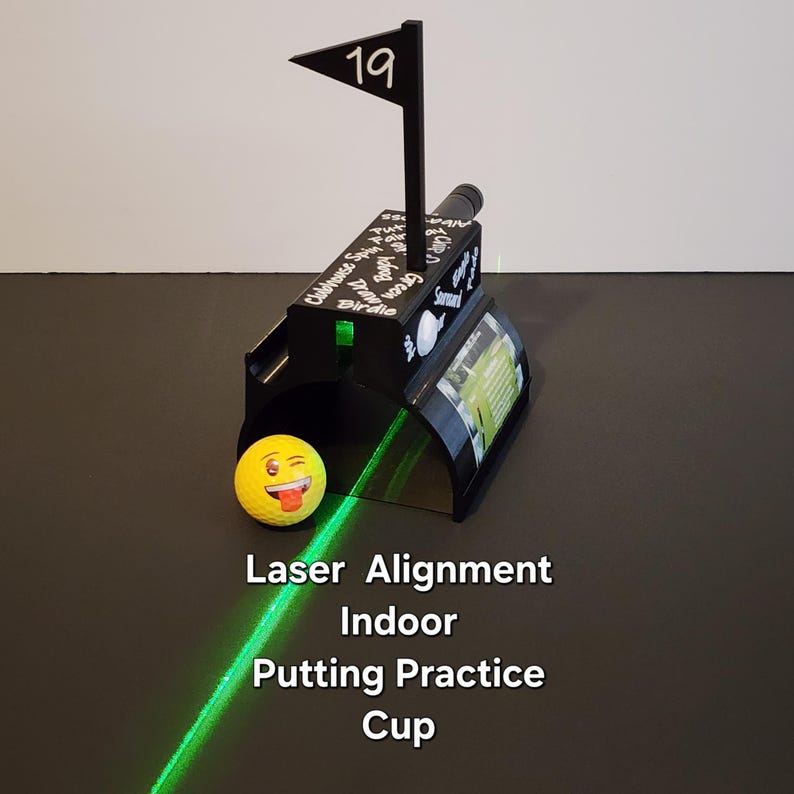 Golf Putting Gate Practice Accessory - Green Laser Alignment Aid ...