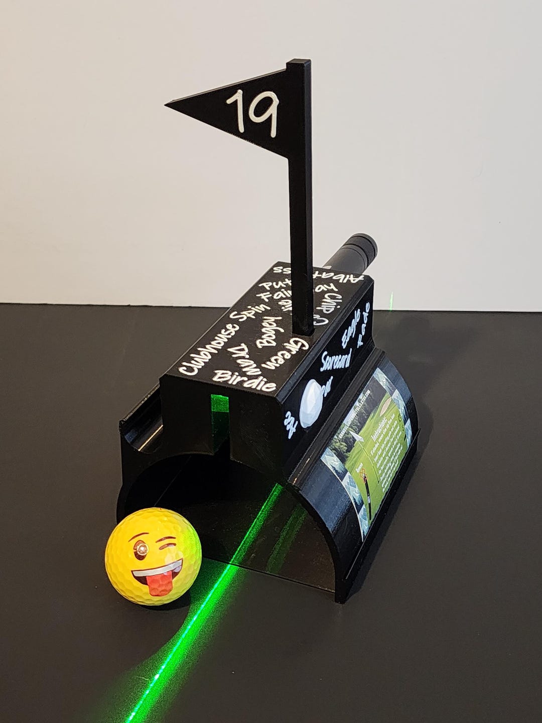 Golf Putting Gate Practice Accessory - Green Laser Alignment Aid ...