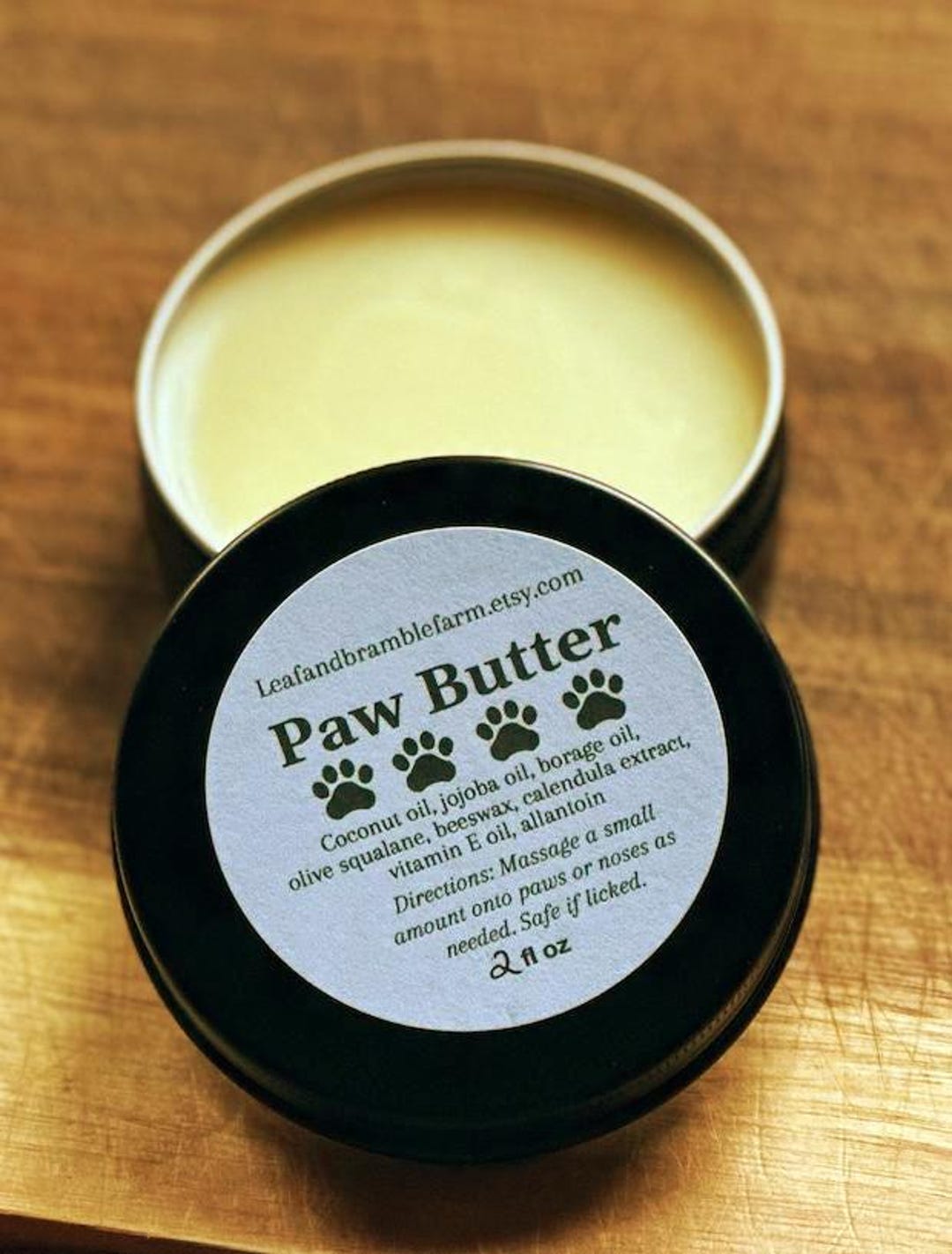 Natural Paw & Nose Butter for Pets – Lick-safe Balm for Dry Paws ...
