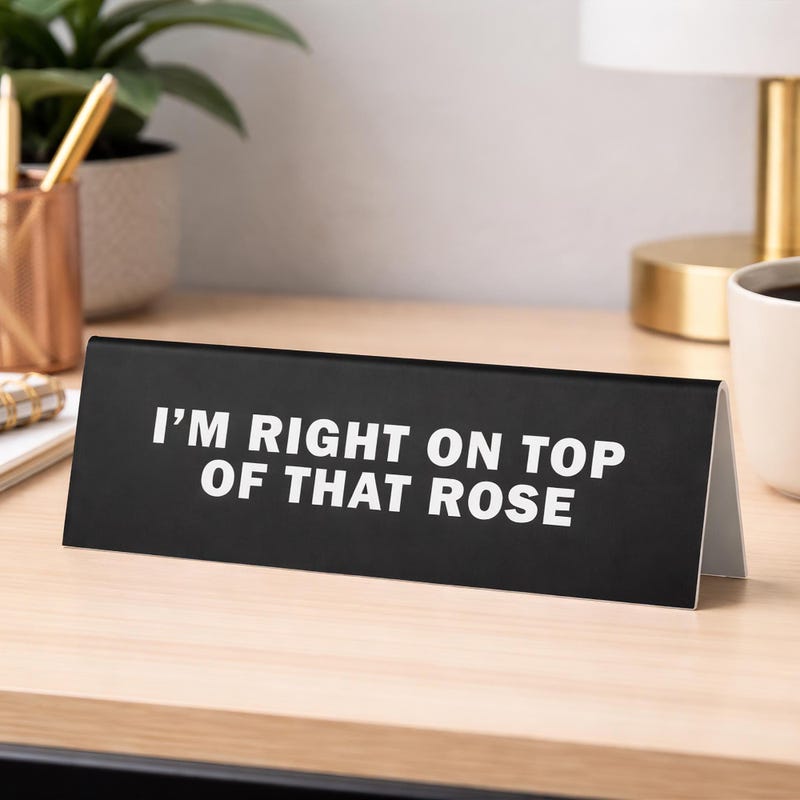 Funny Office Desk Signs - Etsy