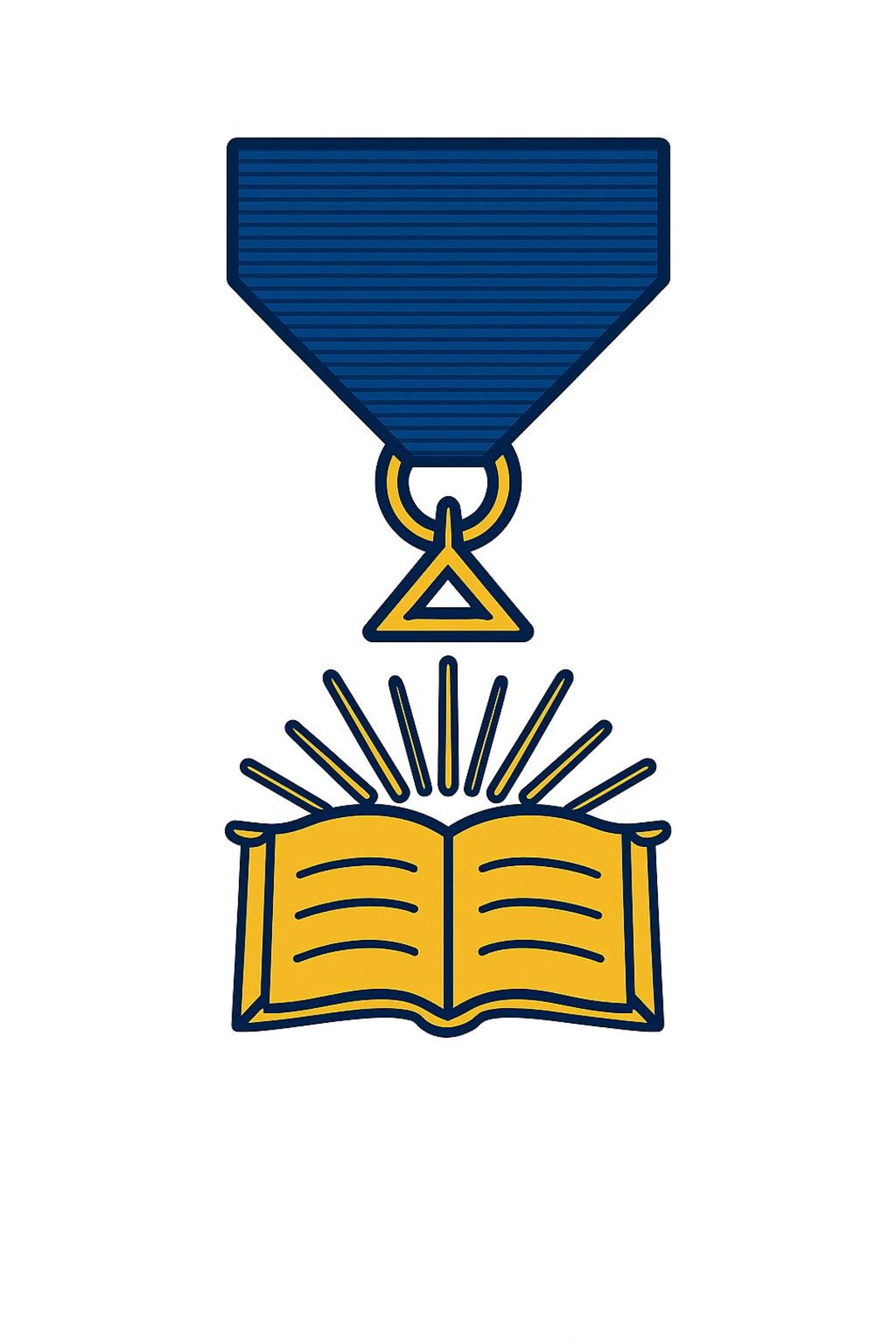 Masonic Chaplain Jewel PNG: Open Book Emblem - Digital Download - Etsy