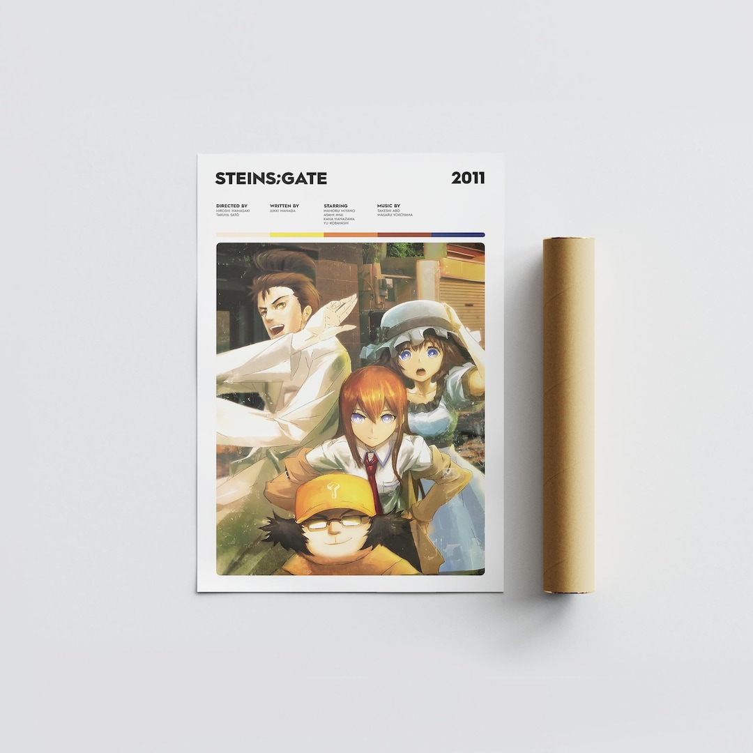Steins;gate Anime Poster • Giftable Wall Art - Etsy