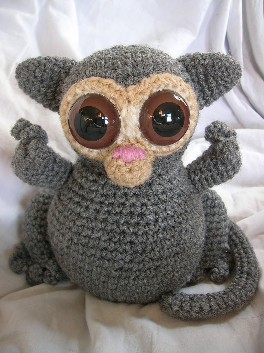 Timmy the Tarsier - Amigurumi Plush Crochet PATTERN ONLY (PDF) - Etsy