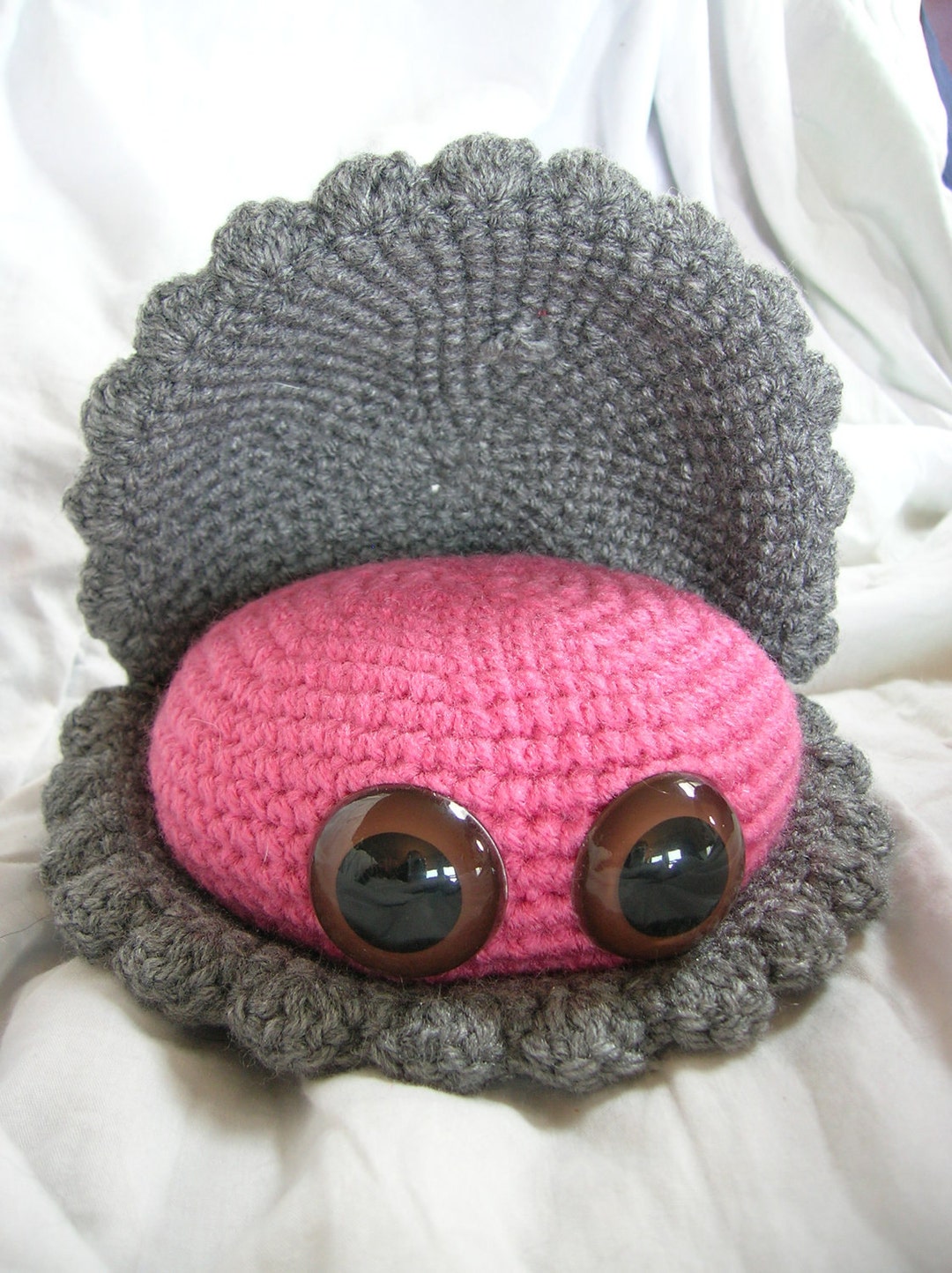 Clarence the Clam - Amigurumi Plush Crochet PATTERN ONLY (PDF) - Etsy