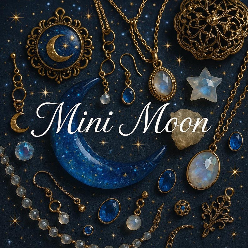 The Mini Moon Mystery Box, Curated Vintage Treasures, Jewelry ...