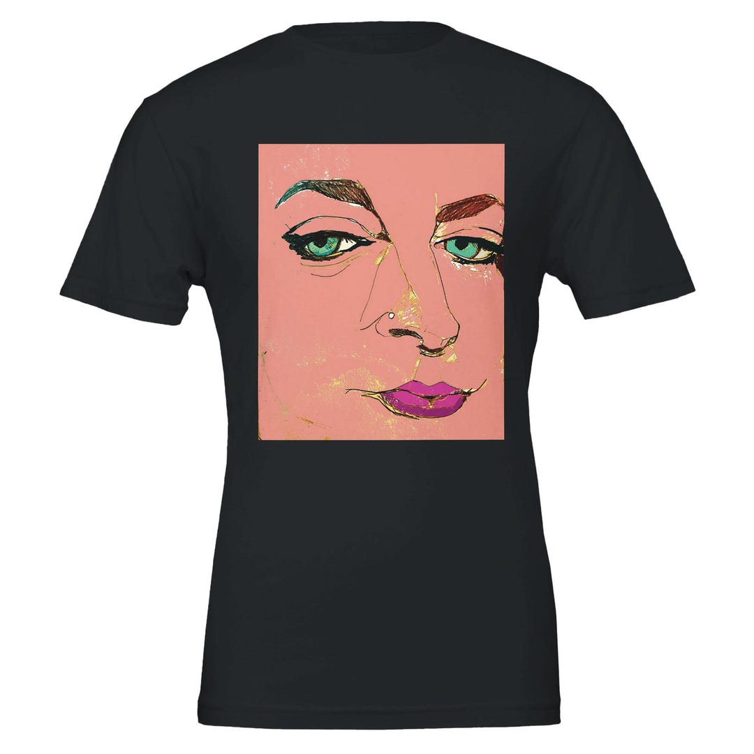 Wonky Face - Unisex T-shirt - Etsy