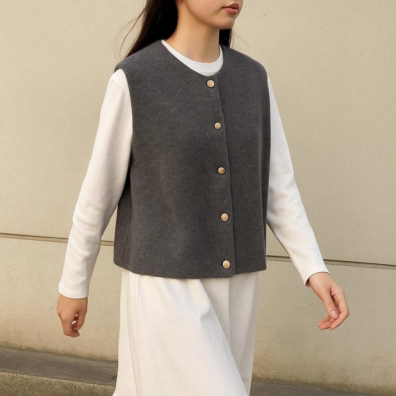 Gold Sleeveless Cardigan - Etsy