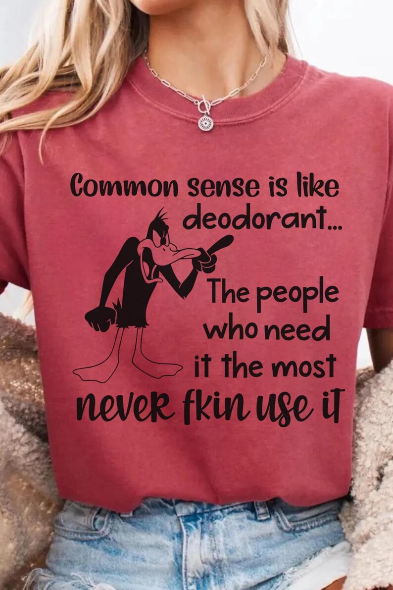 Funny Sarcastic T-shirt: Common Sense Deodorant Tee - Etsy