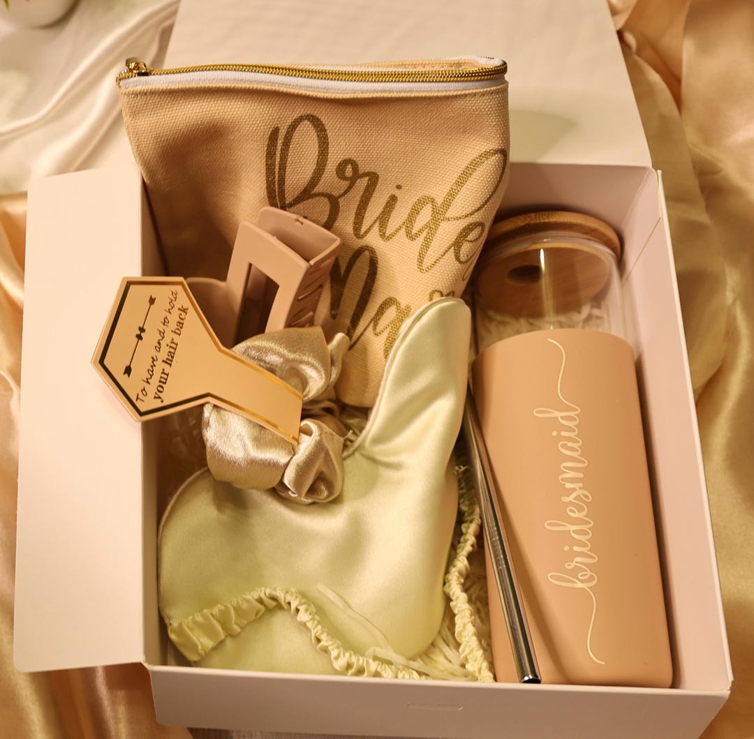 Personalized Bridesmaid Proposal Gift Box – Wedding Party Gift Set - Etsy