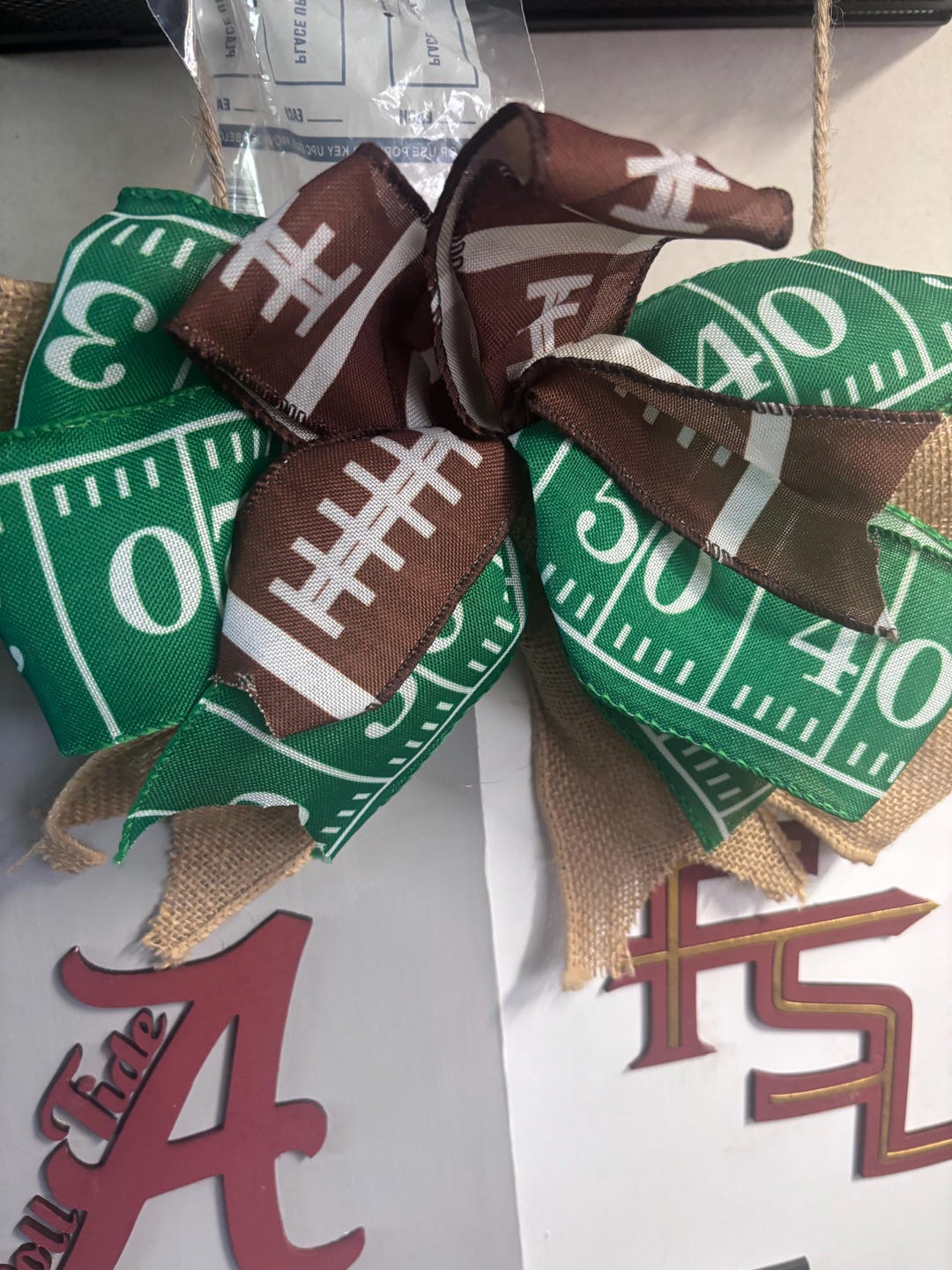 House Divided – Florida State University Vs. Alabama Crimson Tide Door ...