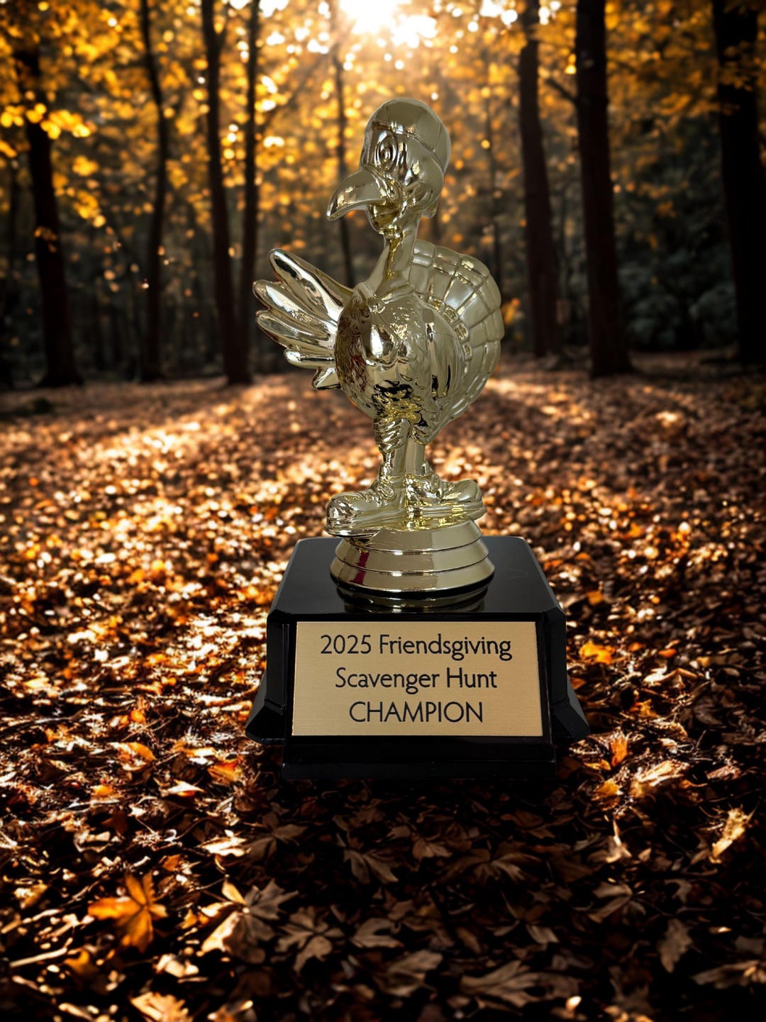 Turkey Trophy Award, Thanksgiving, Friendsgiving, Turkey Trot Trophy - Etsy