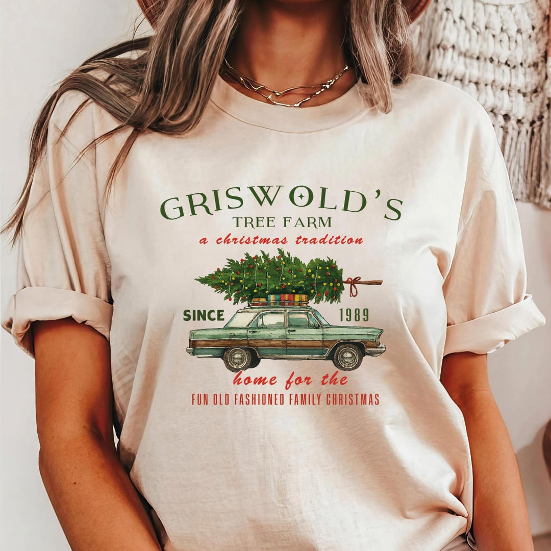 Griswold Christmas Tree Farm Shirt - Vintage Holiday Tee - Etsy