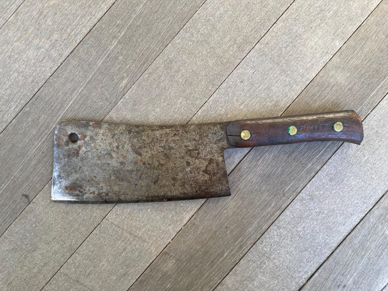 Vintage, Large Antique Meat Cleaver, Circa Early 1900s - Etsy