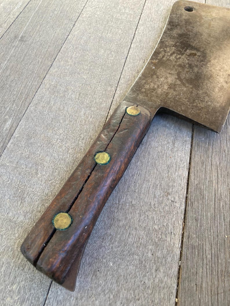 Vintage, Large Antique Meat Cleaver, Circa Early 1900s - Etsy