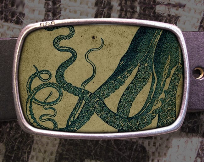 Tentacles Belt Buckle 743 Gift for Him Gift for Her Husband | Etsy