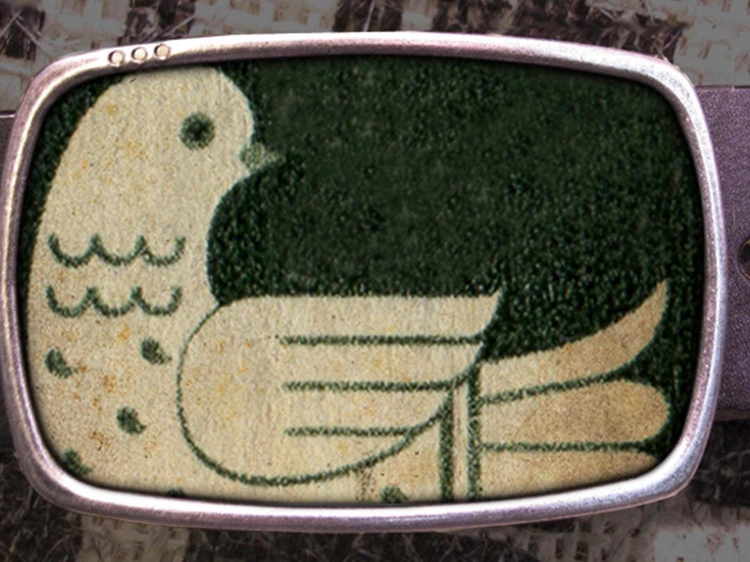 Vintage-style Inspired Bird Belt Buckle, Peace Dove Design - Etsy