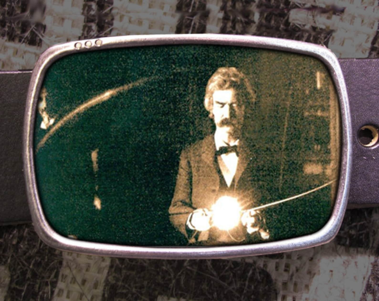 Twain-tesla Belt Buckle Science Buckle 606 Gift for Him - Etsy