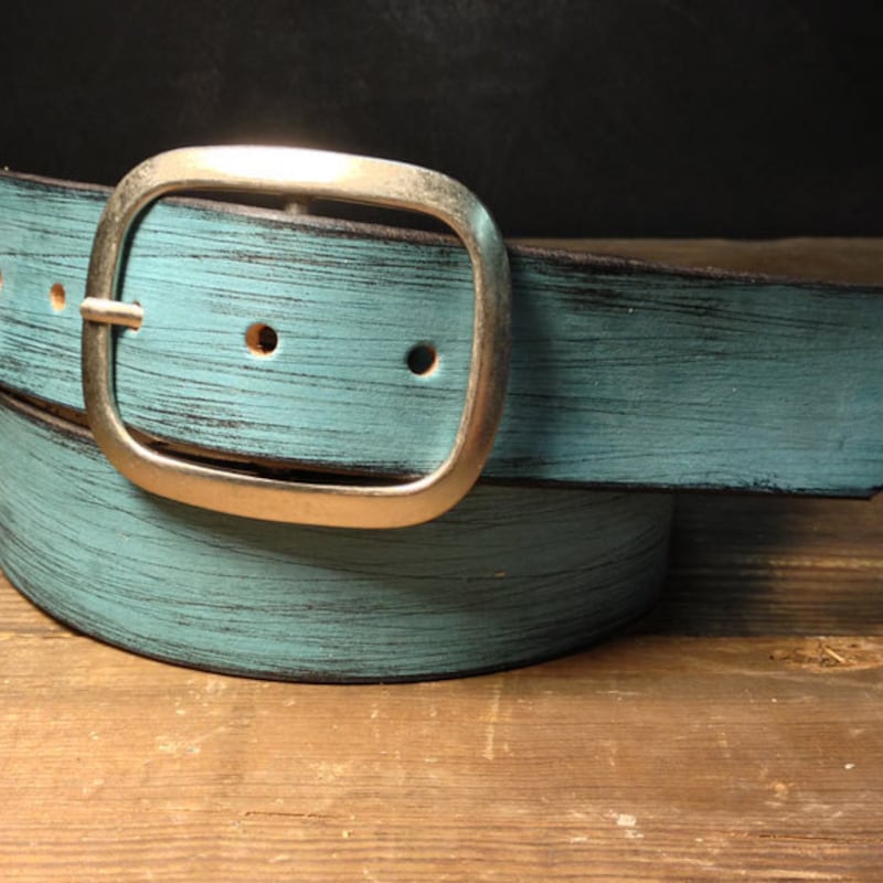 Turquoise Belts - Etsy
