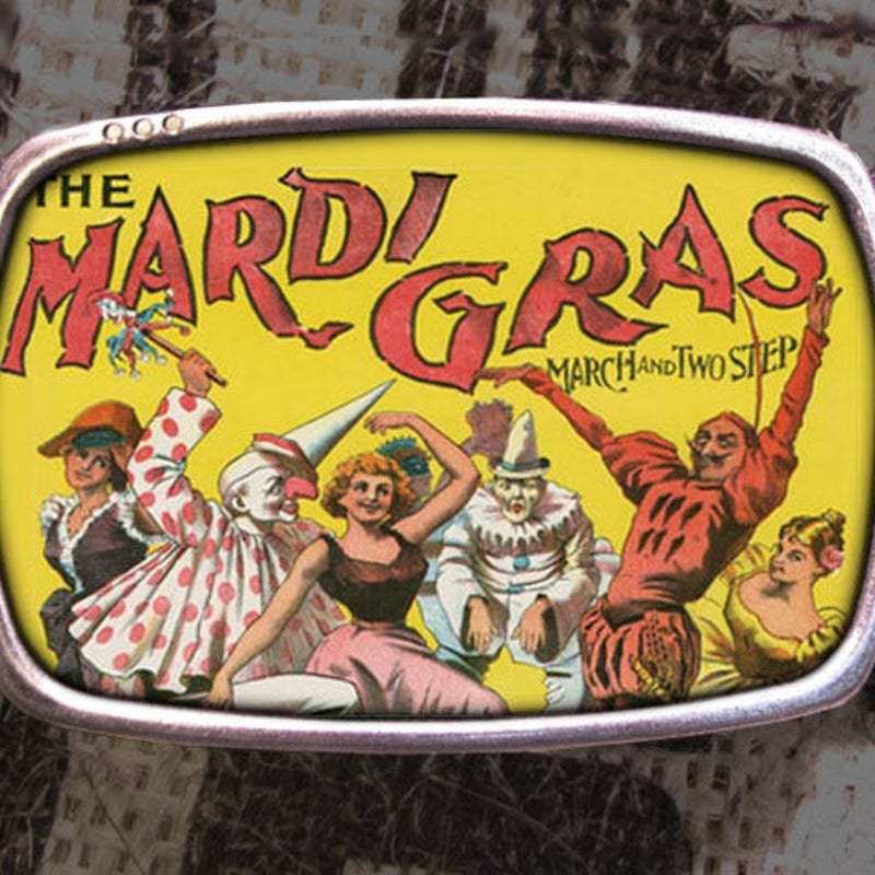 Vintage Clown Belt Buckle - Etsy