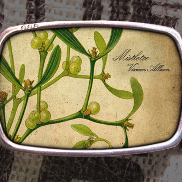 Mistletoe Belt Buckle - Etsy