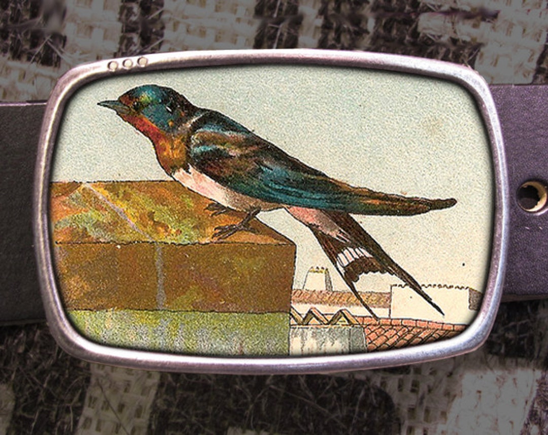 Pretty Bird Belt Buckle, Nature Buckle 533, Gift for Him, Gift for Her ...