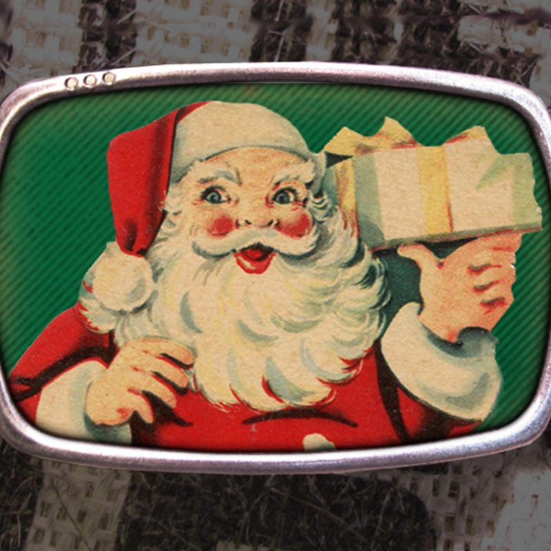 Santa Belt Buckle - Etsy