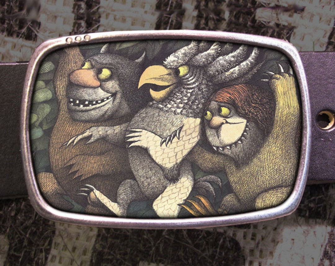 Where the Wild Things Are Belt Buckle 712, Gift for Him, Gift for Her ...