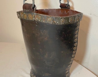 Antique Fire Bucket - Etsy