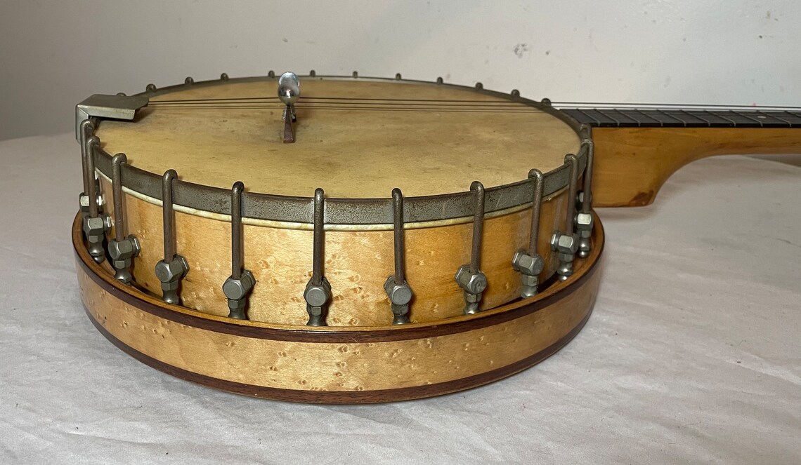 High Quality Antique Birdseye Maple Wood Handmade 4 String Banjo ...
