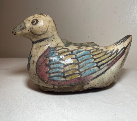 Antique 18th Century Handmade Middle Eastern Pottery Bird - Etsy