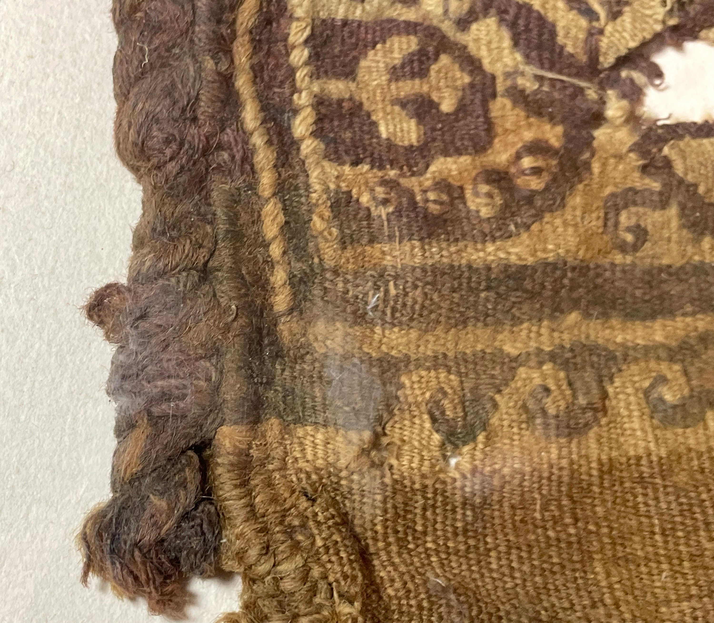 Rare Ancient Egyptian 4th 9th Century Tunic Coptic Linen Fragment ...