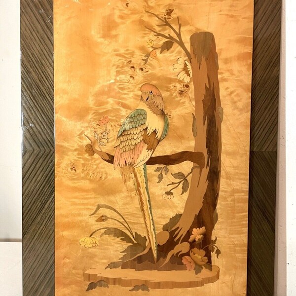 Inlaid Wood Wall Art - Etsy