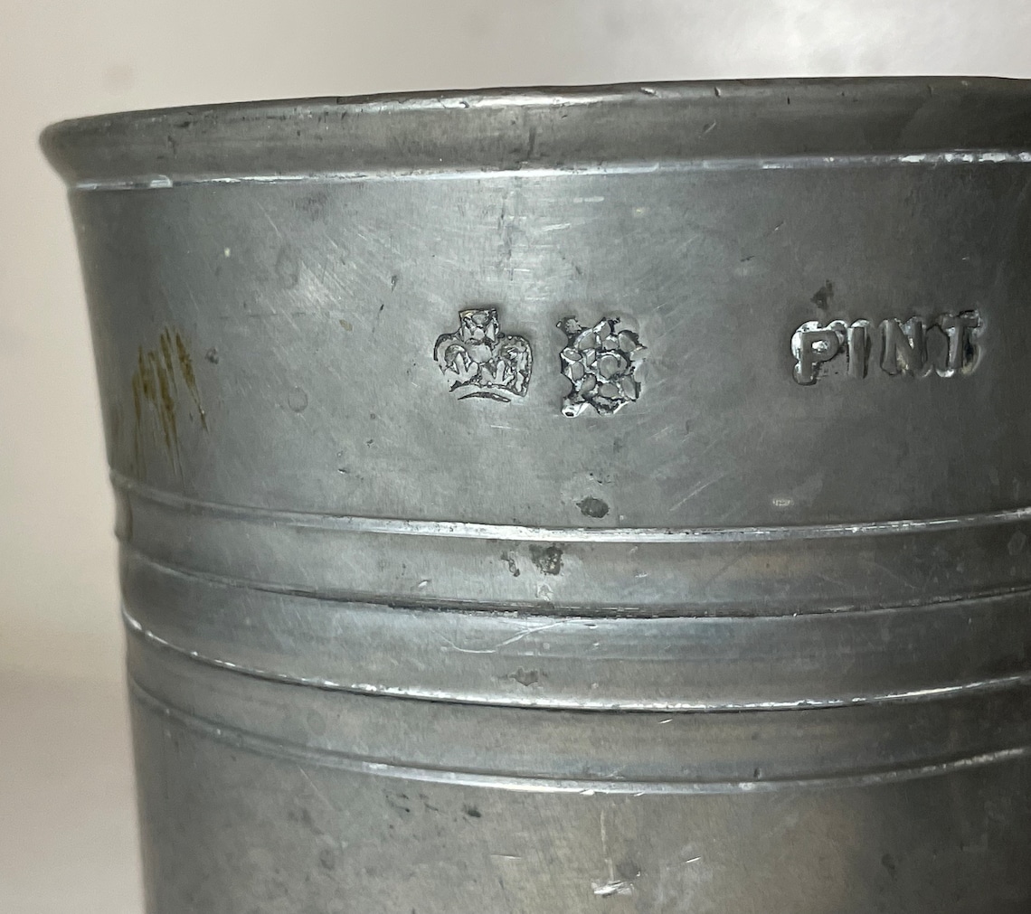 Rare Antique 18th Century Handmade Pewter Beer Mug Stein Early Touch Mark 1700's - Etsy