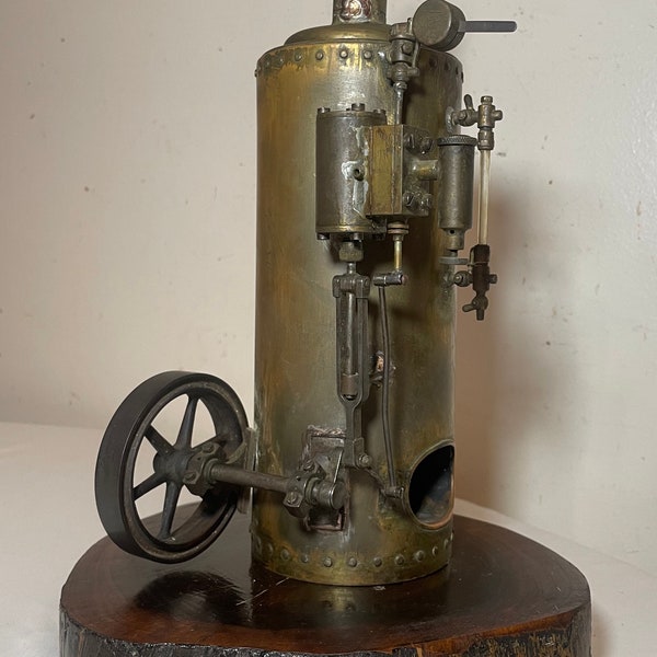 Antique Model Steam Engine - Etsy