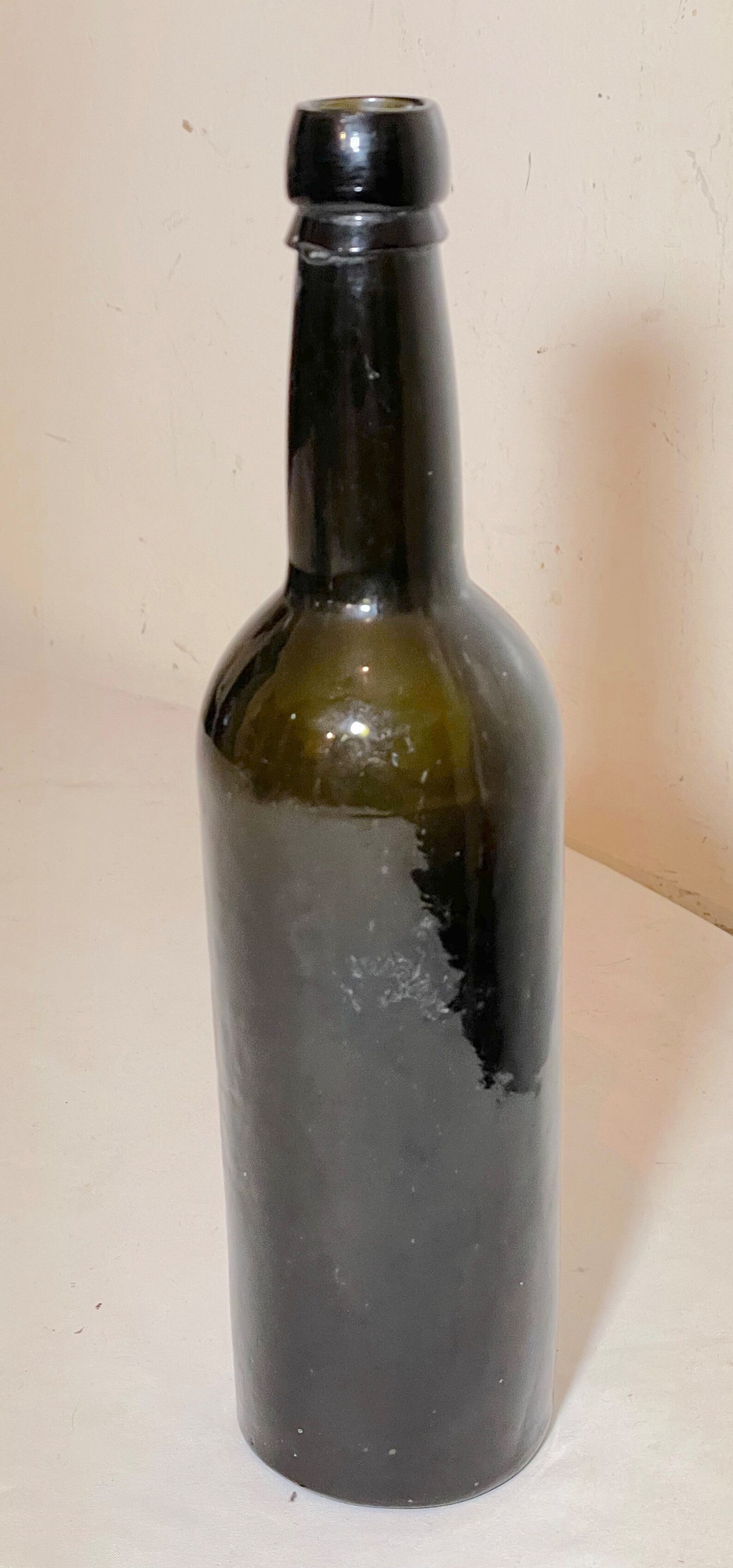 RARE Antique 1700's Handmade Hand Blown Olive Green Whiskey Glass ...