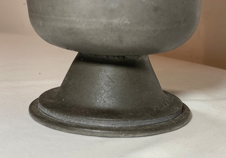 Rare Antique 18th Century 1700s Handmade English Pewter Footed Vase Chalice - Etsy