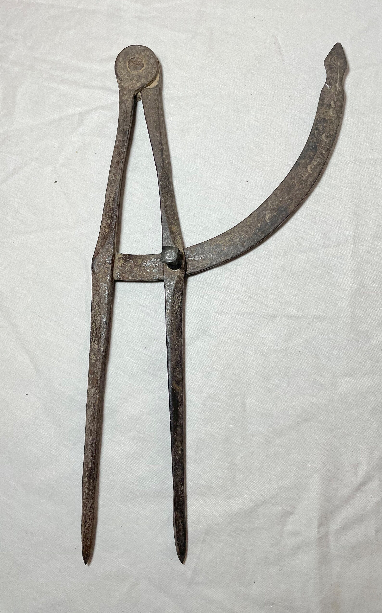 Very Rare Antique 18th Century Handmade Solid Wrought Iron Compass ...