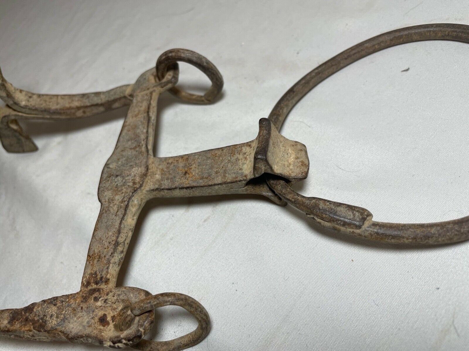 Very Rare Antique 18th Century 1700's Hand Wrought Iron Horse Bridle ...