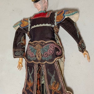 Antique Chinese Handmade Peking Opera Theatre Puppet Chaozhou Doll Qing ...