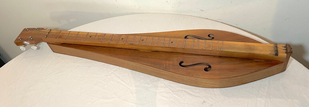 Vintage Original Jim Palmer Handmade Wooden Teardrop Dulcimer String ...
