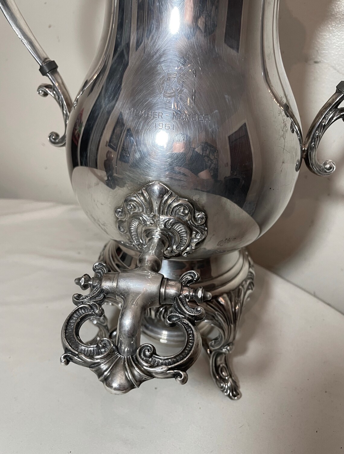 Rare Large Vintage 1961 Silverplate Golf Country Club Member - Etsy