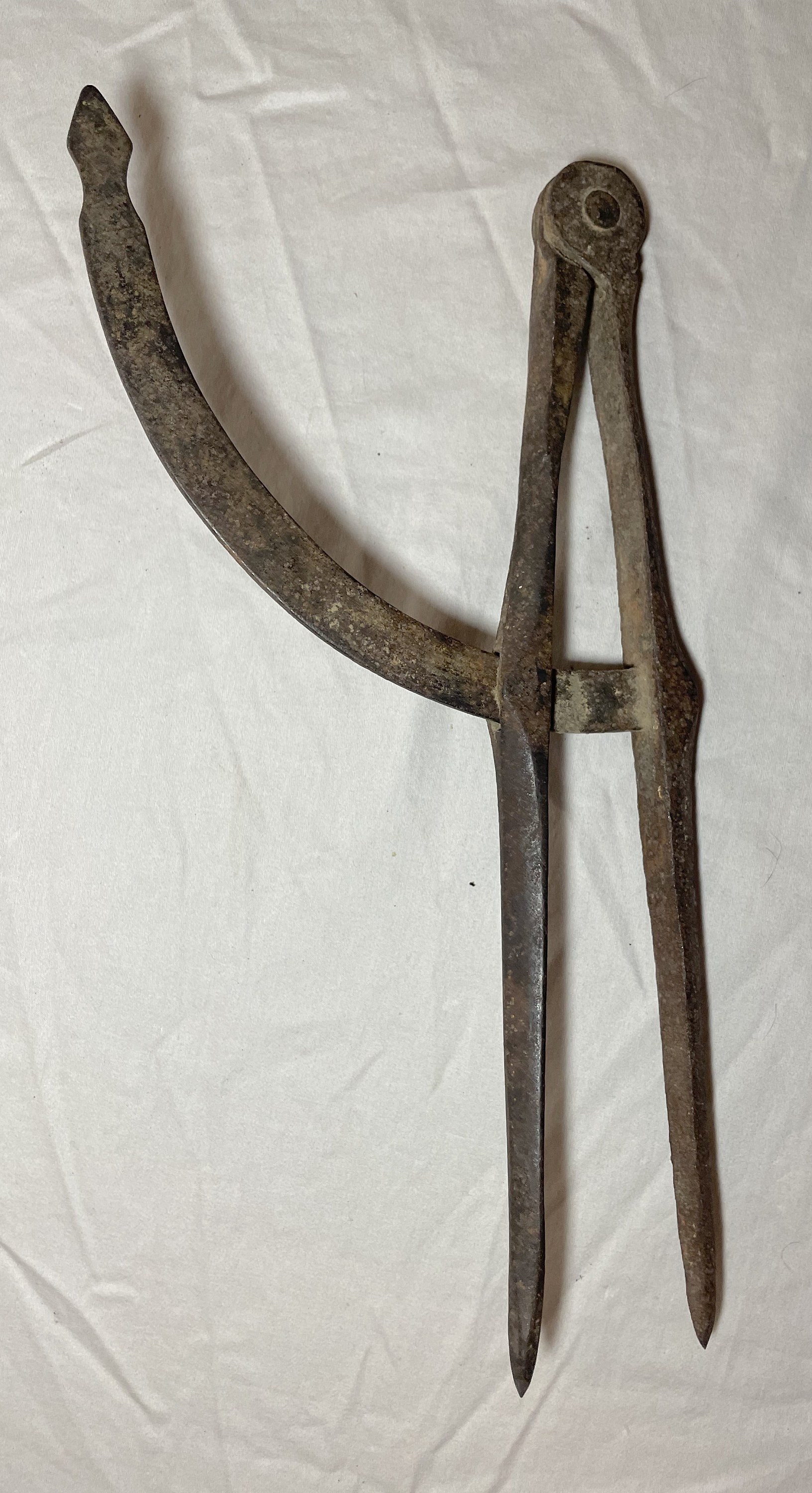 Very Rare Antique 18th Century Handmade Solid Wrought Iron Compass ...