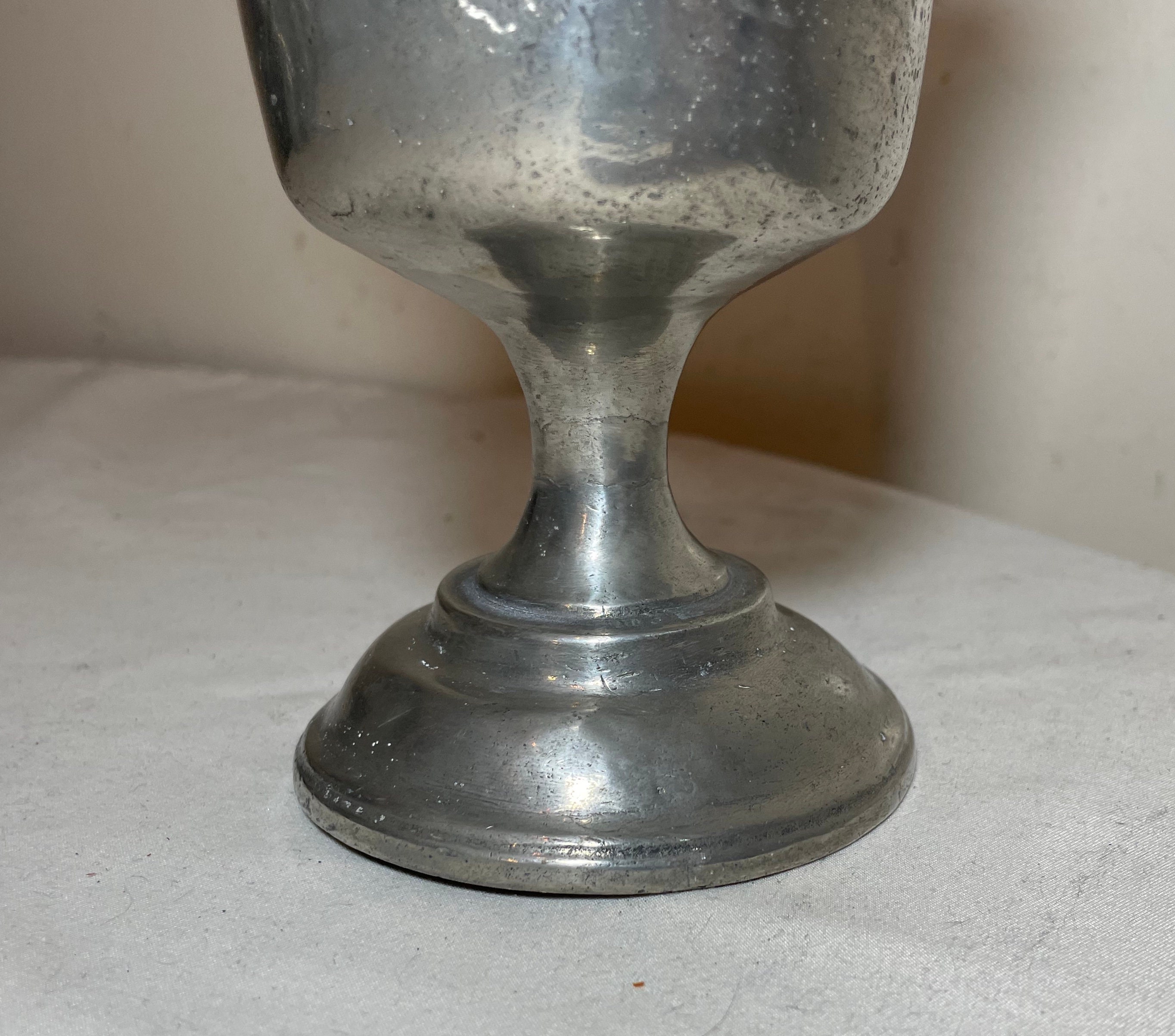 Rare Antique 18th Century 1700s Handmade English Pewter Chalice Goblet Cup Stein - Etsy
