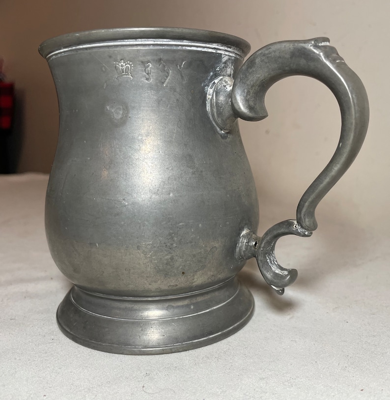 Rare Antique 18th Century Handmade Pewter Beer Mug Stein Early Touch Mark 1700's - Etsy