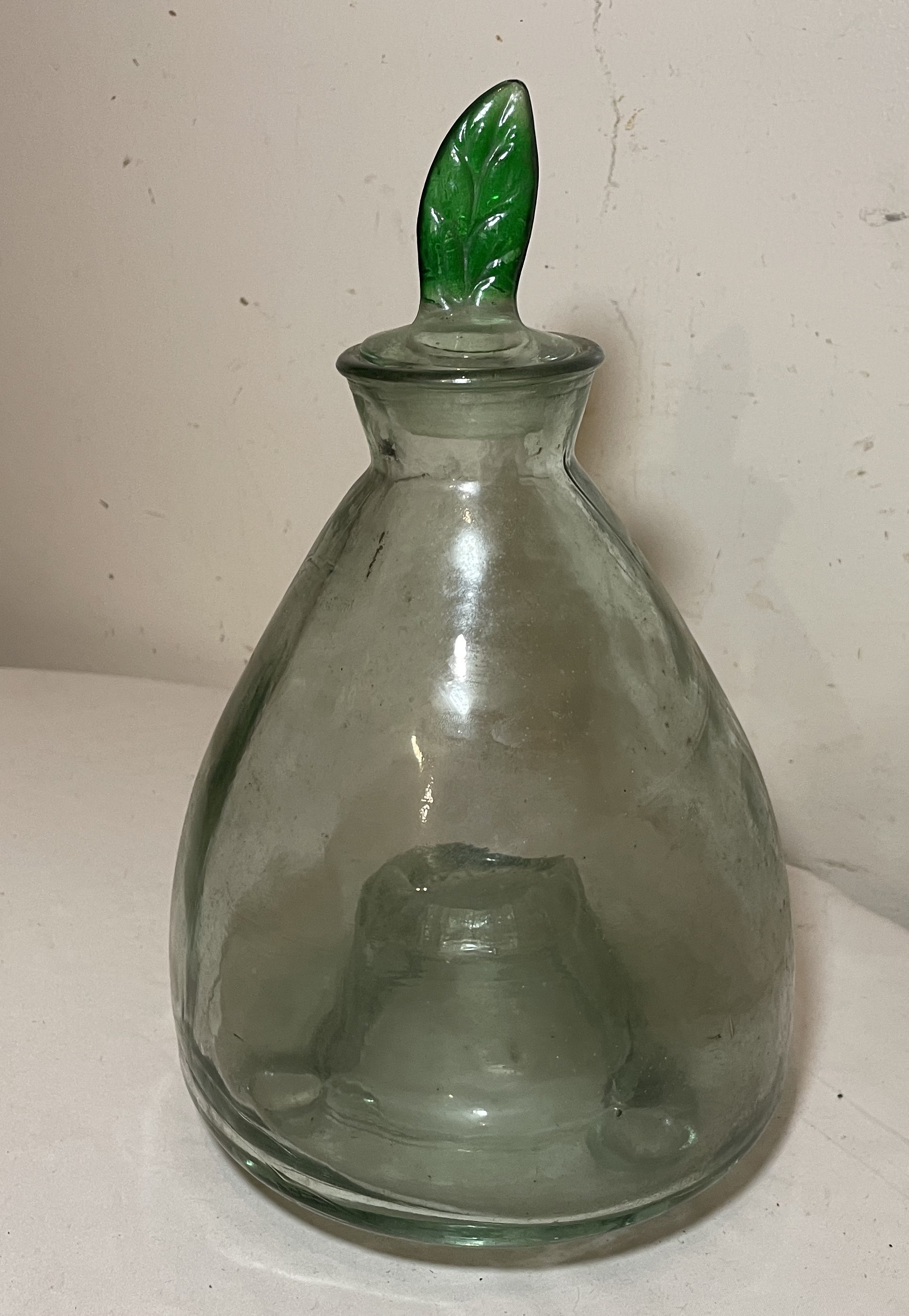 Rare Antique Large Handmade Green Glass Fly Wasp Bee Catcher Jar W ...