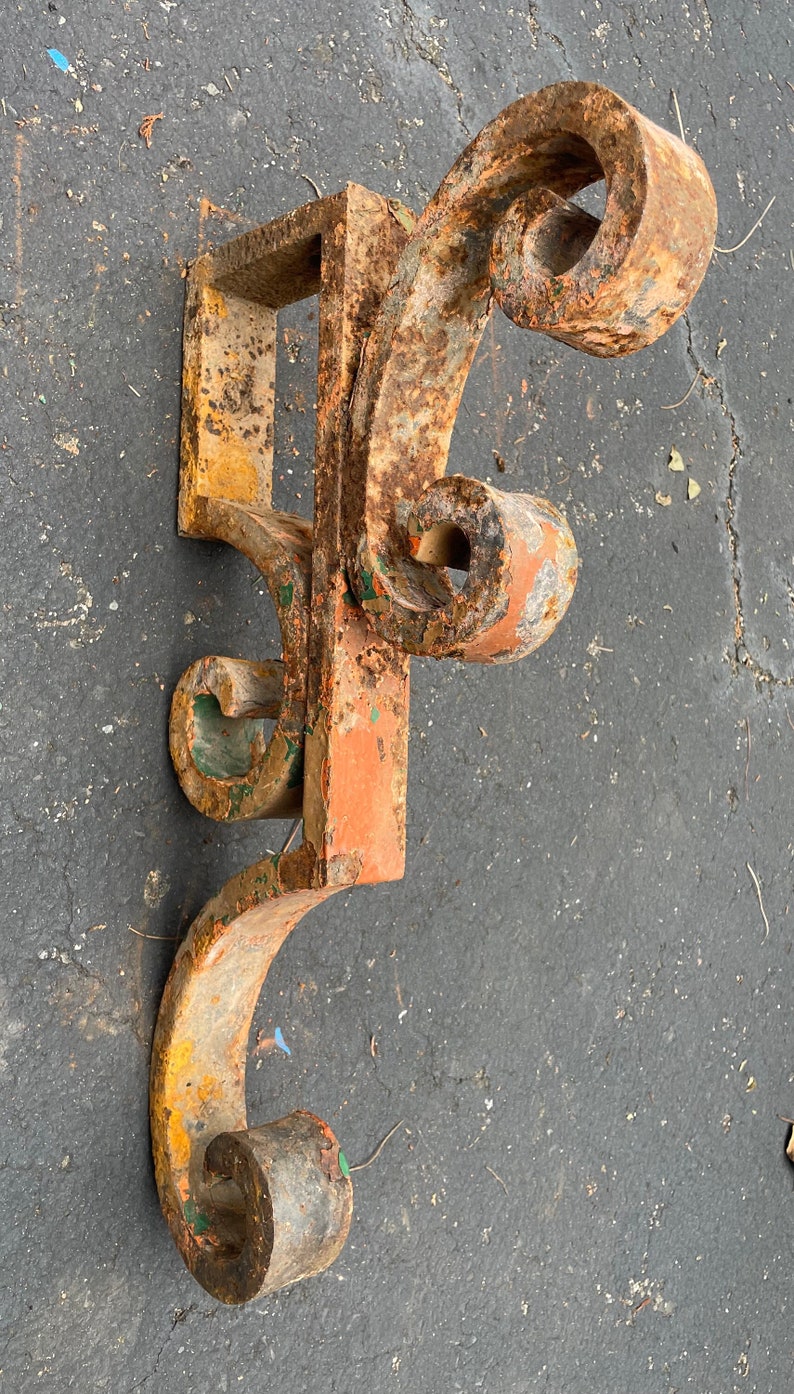 LARGE Antique 1800s Cast Iron Architectural Salvage Corbel Bracket Church Sconce - Etsy